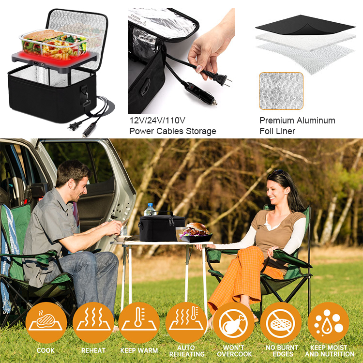 Wholesale Insulated Heated Delivery Bag With Handle MTECU006